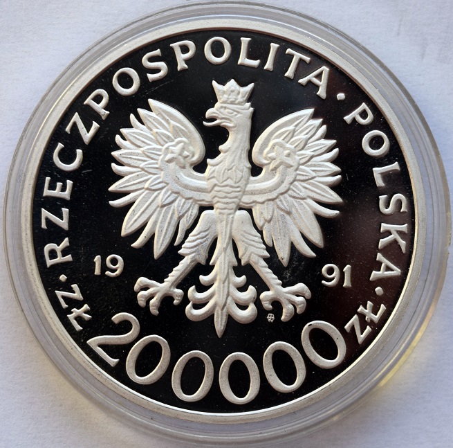 200000 ZŁ LEOPOLD OKULICKI 1991 - Numimarket.pl 200000 ZŁ LEOPOLD OKULICKI 1991 - Numimarket.pl